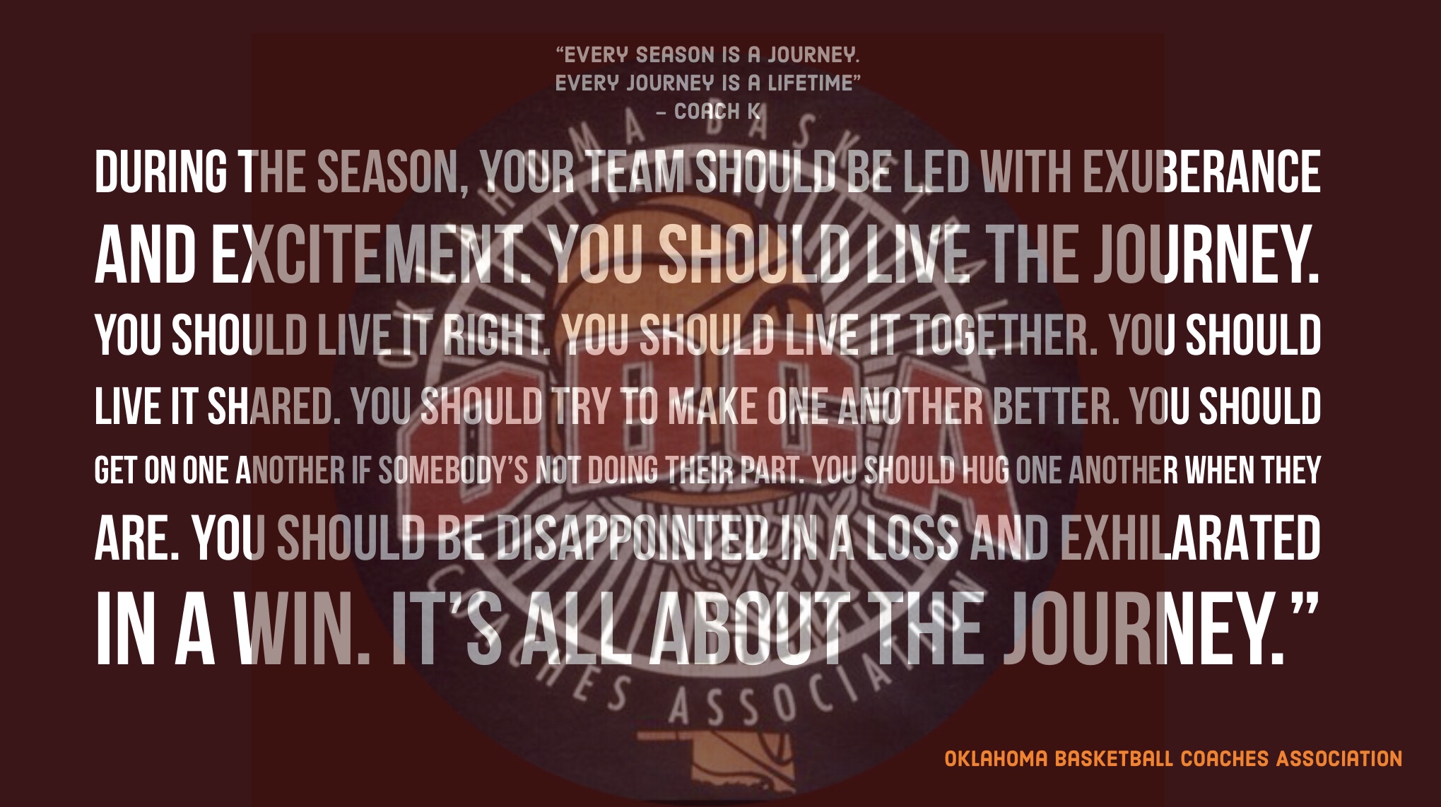 Coaches- Good Luck To You And Your Teams This Season. | OBCA